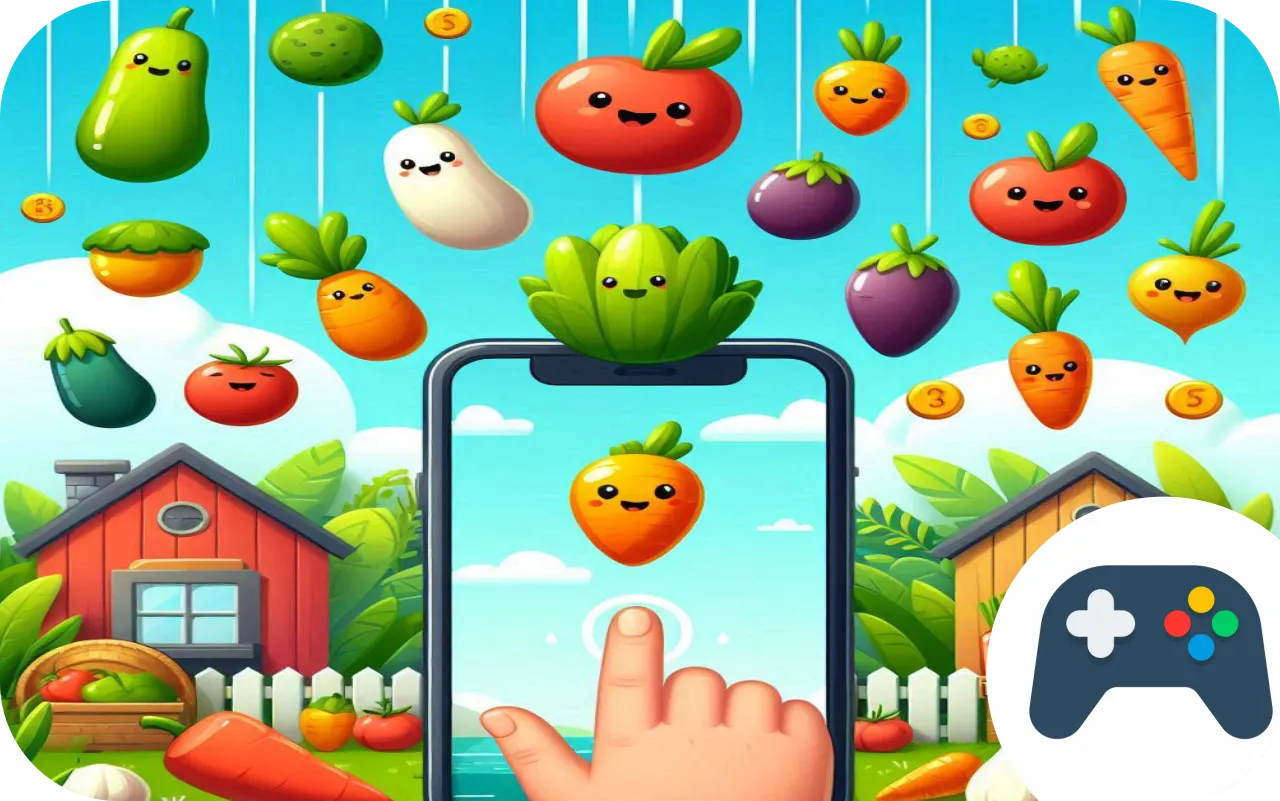 Live Falling Vegetables Game for Kids Online - Free Educational Catch Game